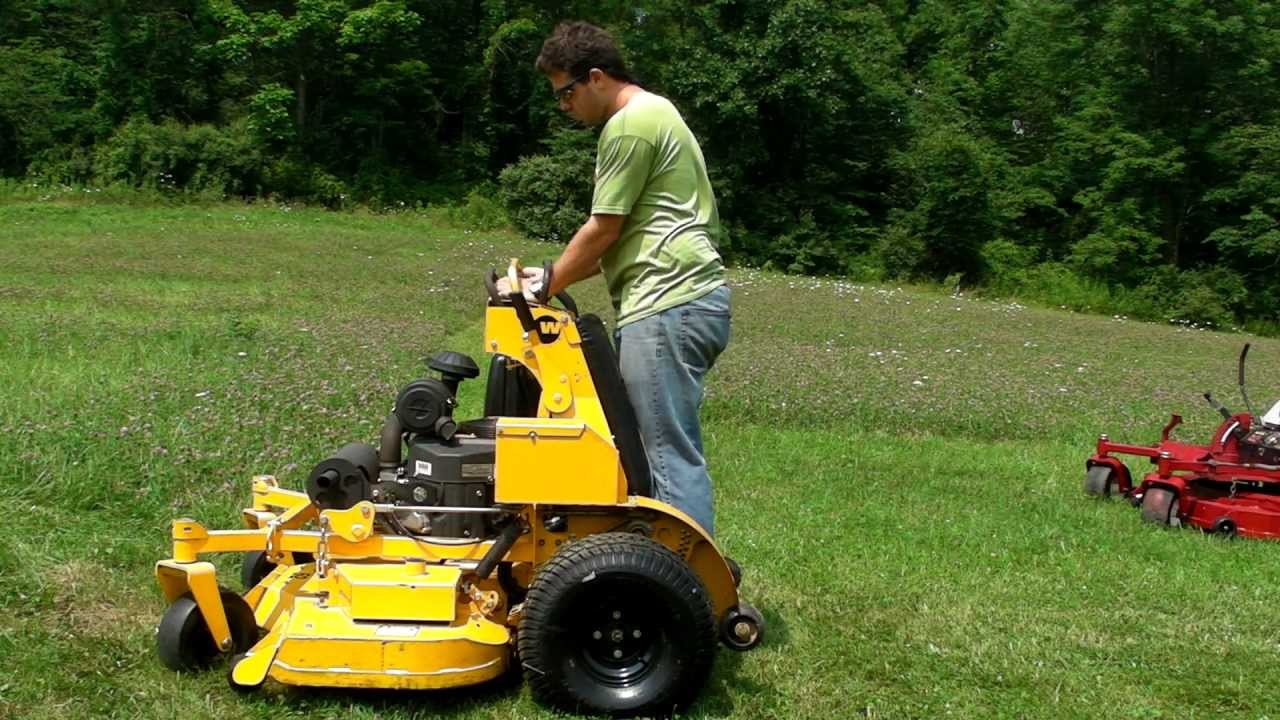 Wright stander x cutting... - YouTube