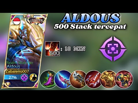 Aldous 500 stack 10 menit Begini cara tercepat buat dapetin 500 Stack Aldous build Aldous ...
