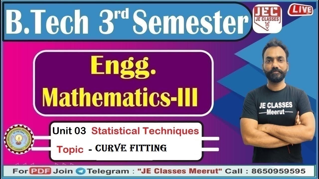 #56 B.Tech 2nd Year Engg. Mathematics-III Statistical Techniques ...