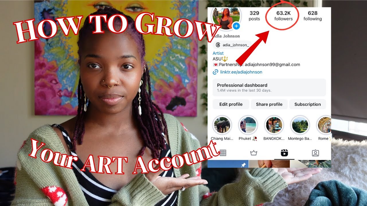 TIPS on How to GROW your ART ACCOUNT! - YouTube
