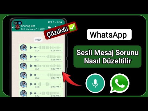 WhatsApp Sesli Mesaj Sorunu Nasıl Düzeltilir (Yeni 2023) |  WhatsApp Sesli Mesaj Sorunu