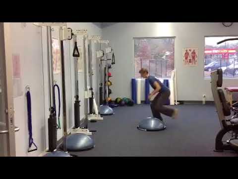 BOSU Lateral Agility to Running Man - YouTube