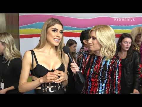 Paula Galindo Red Carpet Interview - Streamys 2018