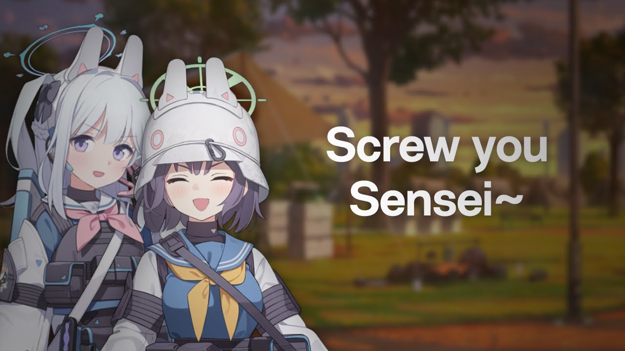 Rabbit Platoon's Message - Blue Archive Meme - YouTube