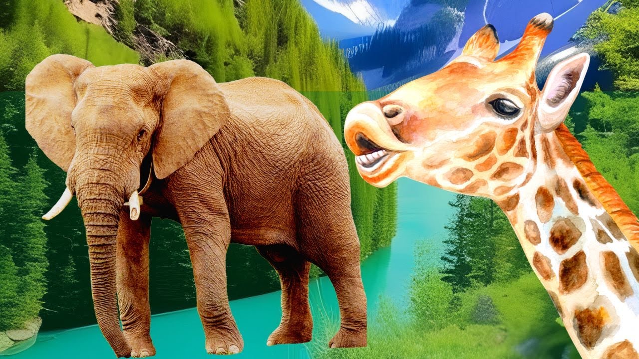 Animal Cute Moments - Peacock, Flamingo, Giraffe, Goat, Deers, Sheep ...