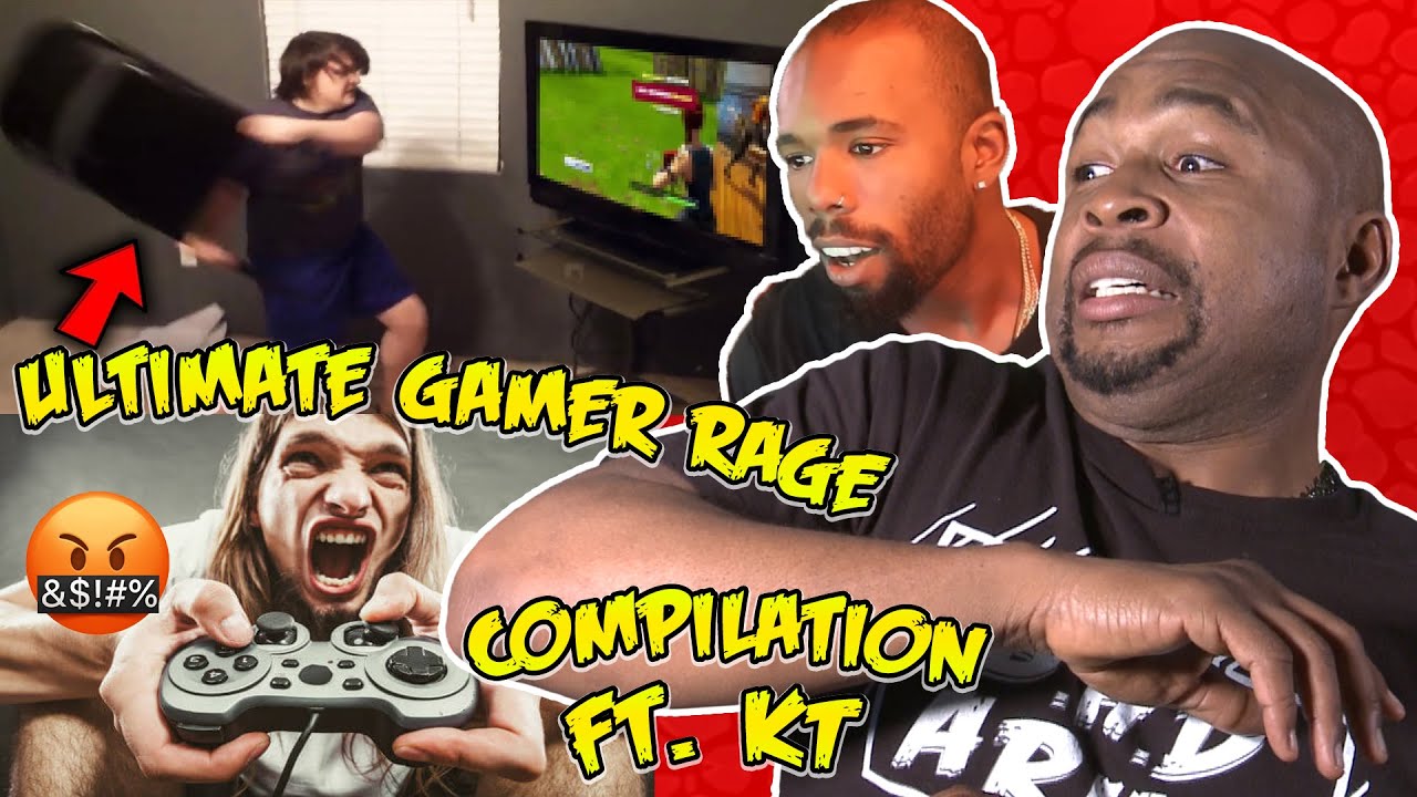 BROKE HIS $5,000 GAMING SETUP - Ultimate Gamer Rage Compilation Ft. KT ...