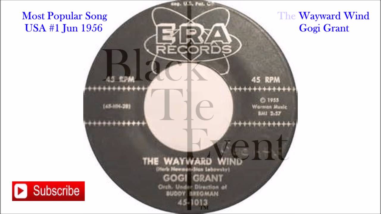 The Wayward Wind - Gogi Grant - YouTube