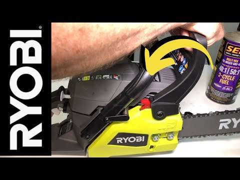 Ryobi 18 Inch Chainsaw Unboxing, Setup & Review