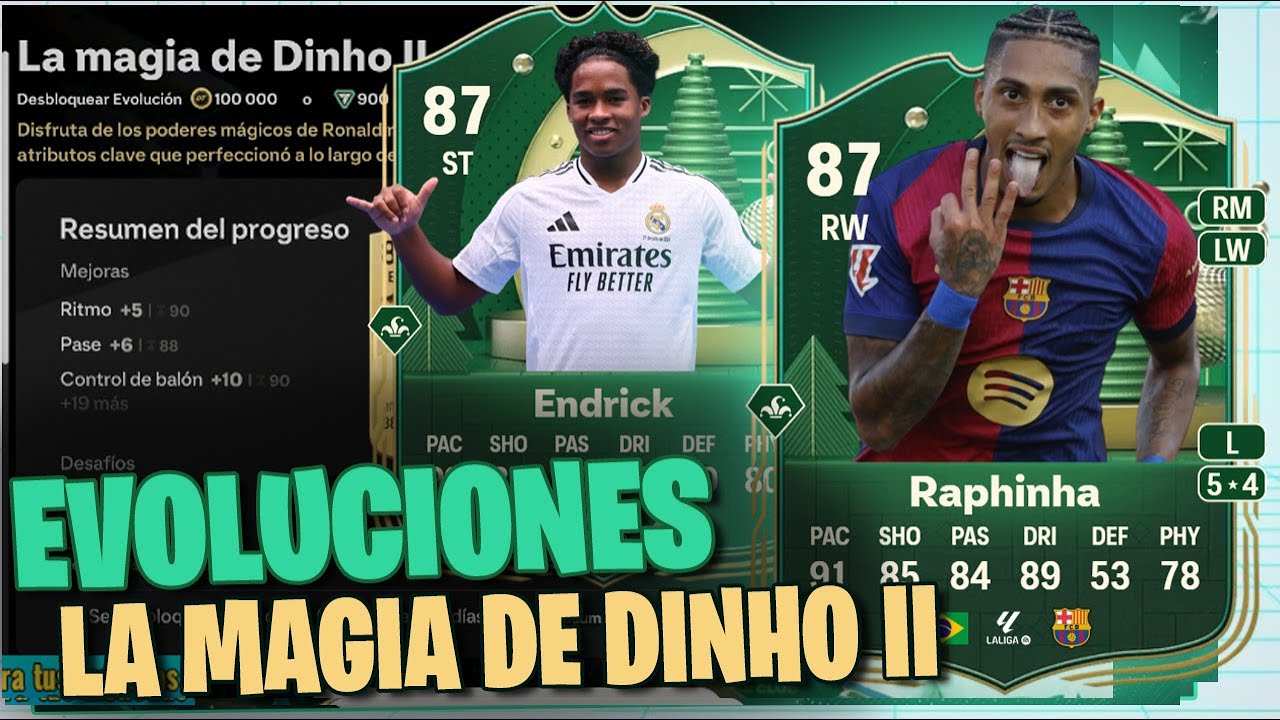 EVOLUCION: LA MAGIA DE DINHO II en FC 25 ⭐ EA FC 25 Dinho Magic 2 - YouTube