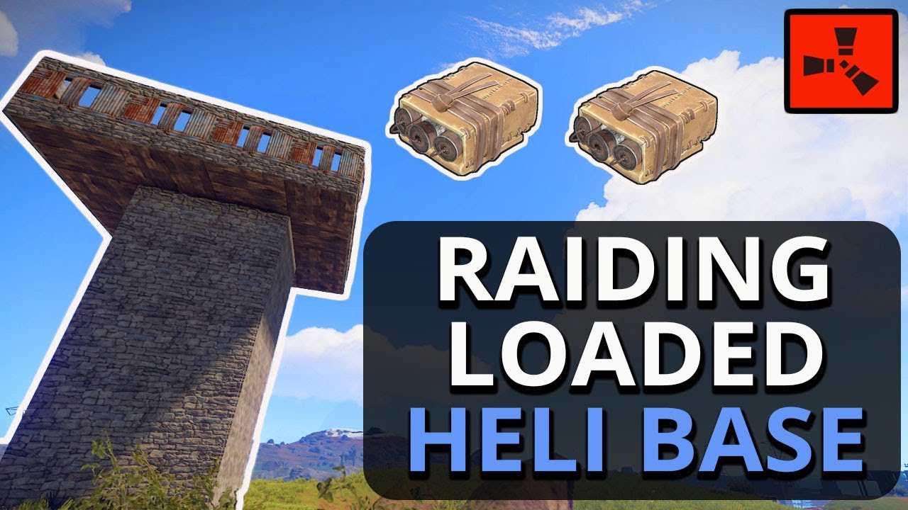 Satchel RAIDING A Loaded RICH Heli-Base!! Rust Solo Survival Gameplay ...