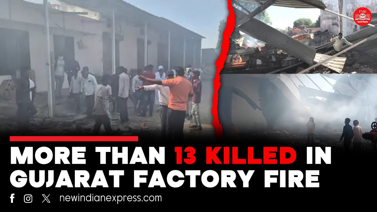 Over 13 killed as parts of firecracker factory collapse in fire in ...