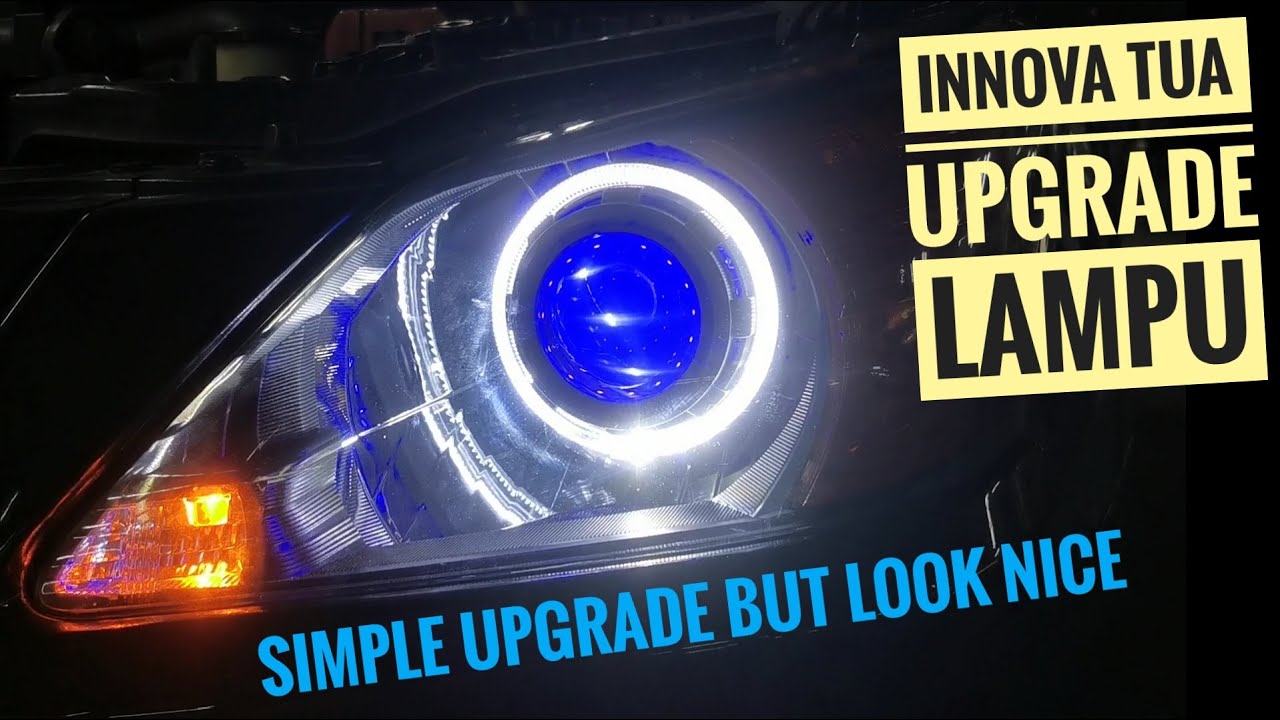 VLOG 54 -- Upgrade Lampu Innova Jadul Pakai HID Projie - YouTube