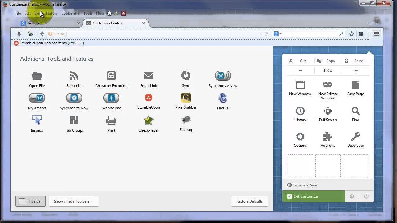 Navigating the new Firefox 29 - YouTube