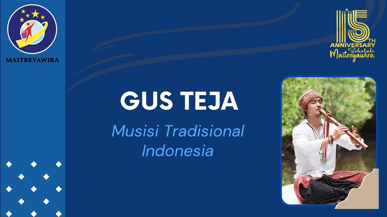 Testimoni-Gus Teja Sentosa (Musisi Tradisional Indonesia) - YouTube