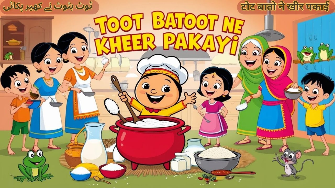 "TooT BaTooT ne Kheer Pakaayi | ٹوٹ بٹوٹ نے کھیر پکائی | टोट बातो ने ...