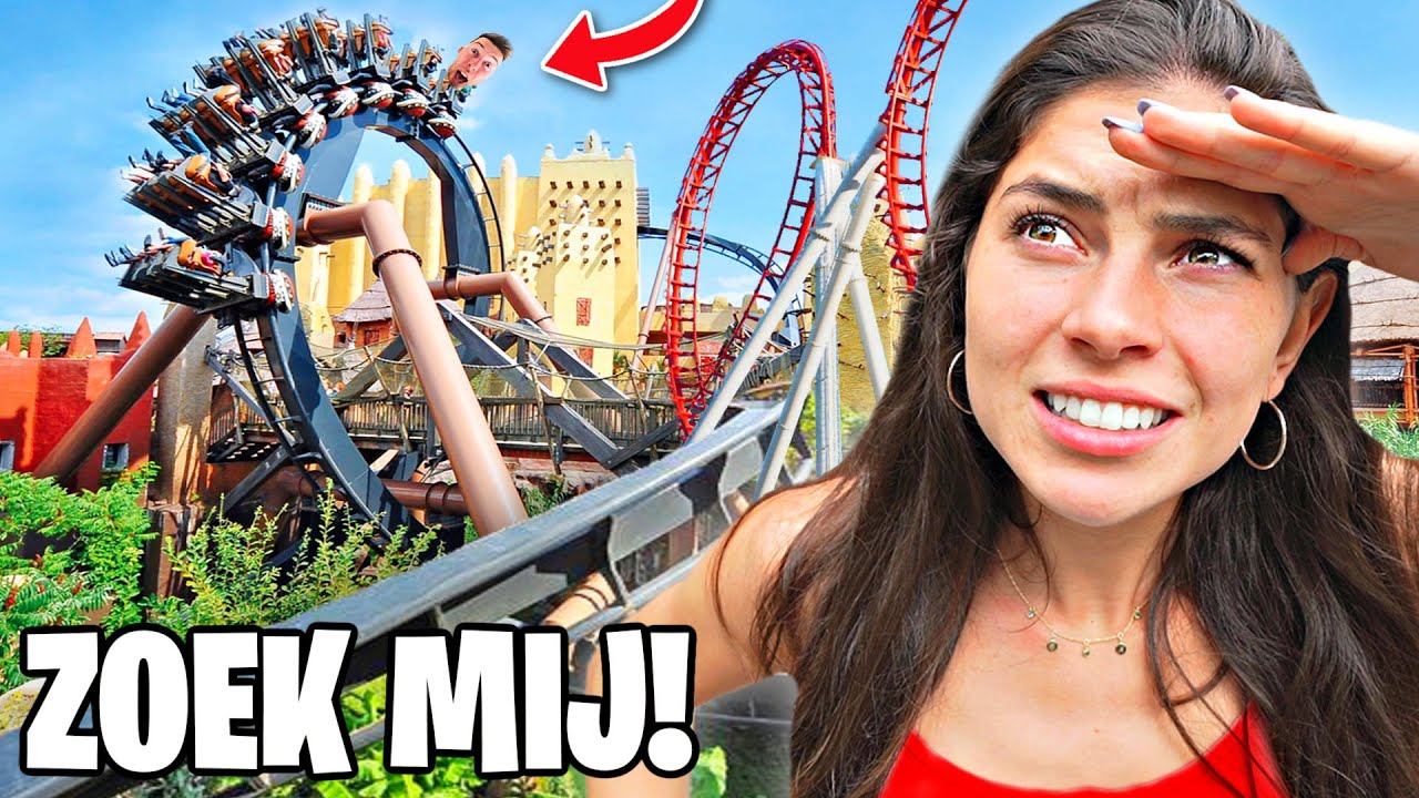VERSTOPPERTJE IN MEGA PRETPARK! *ACHTBANEN* 🤫 #481 - YouTube