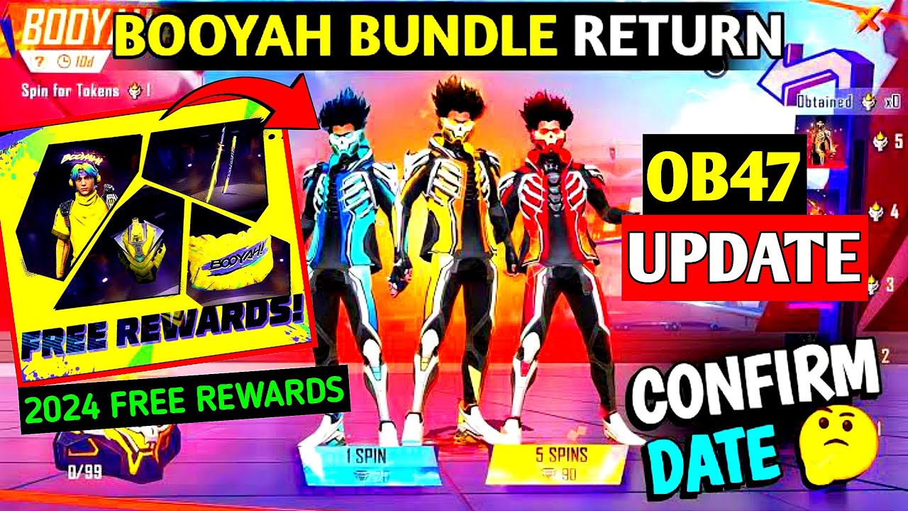 Evo Booyah Bundle Return | Booyah Day Event 2024 | New Event Free Fire ...