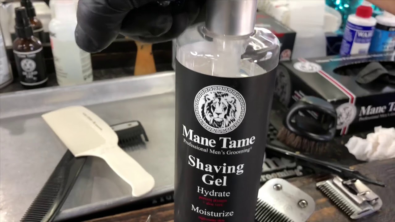 MANE TAME SHAVING GEL - YouTube