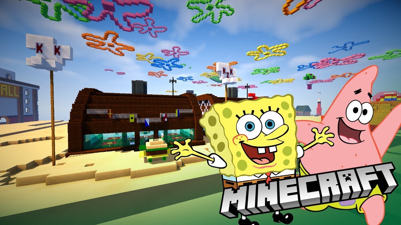 Minecraft: Bikini Bottom Tour from Spongebob! - YouTube