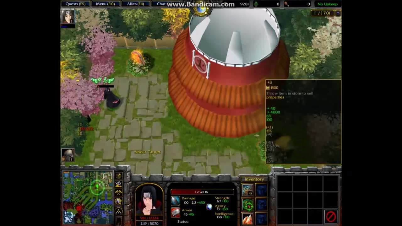 NARUTO CASTLE DEFENSE 7.0 - YouTube