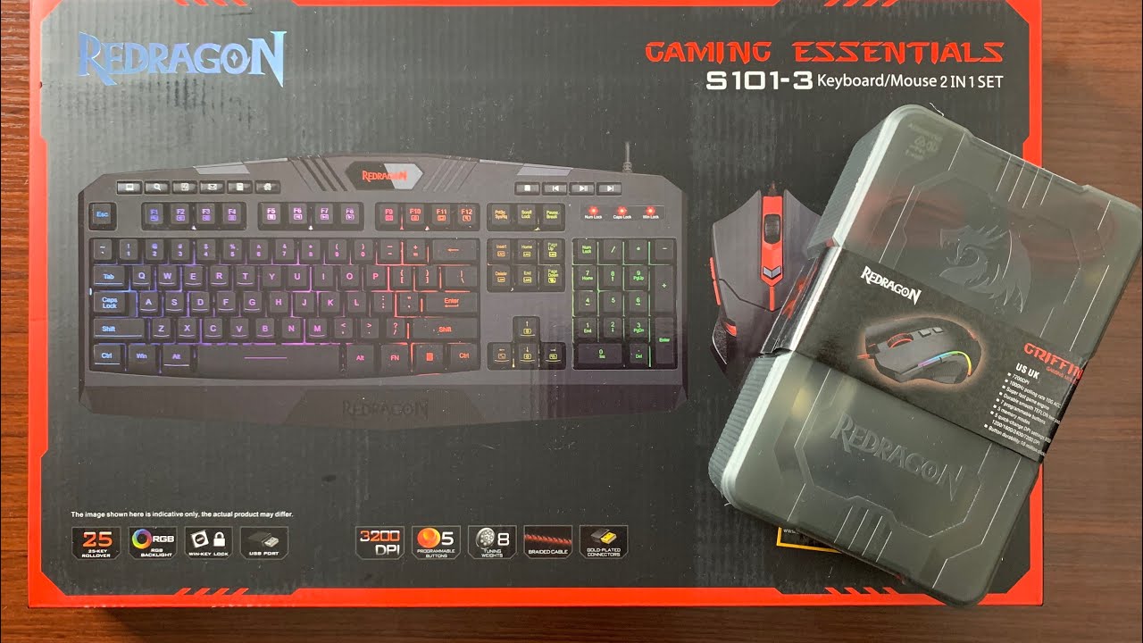 Redragon RGB Items - Budget Setup - YouTube