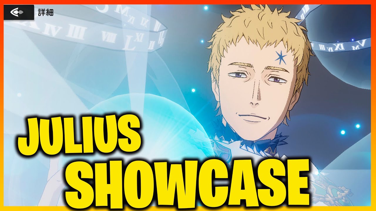 SHOWCASE JULIUS TODAS HABILIDADES BLACK CLOVER MOBILE - YouTube