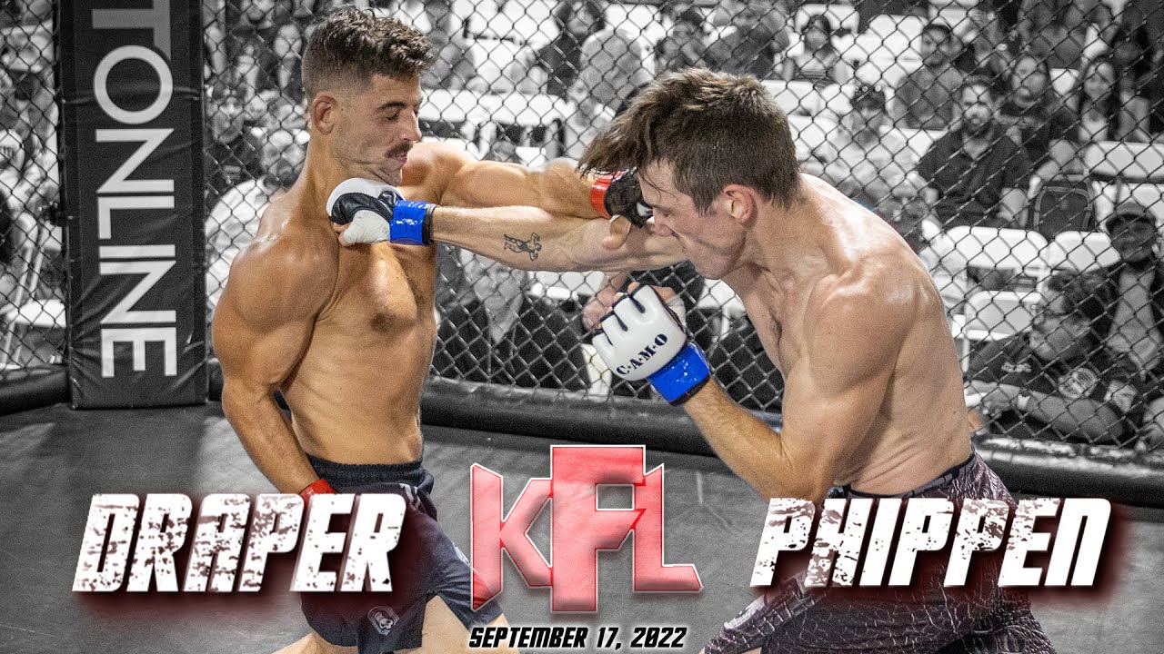 Draper vs Phippen FULL FIGHT: Sept 17, 2022 | Knockout Fight League ...