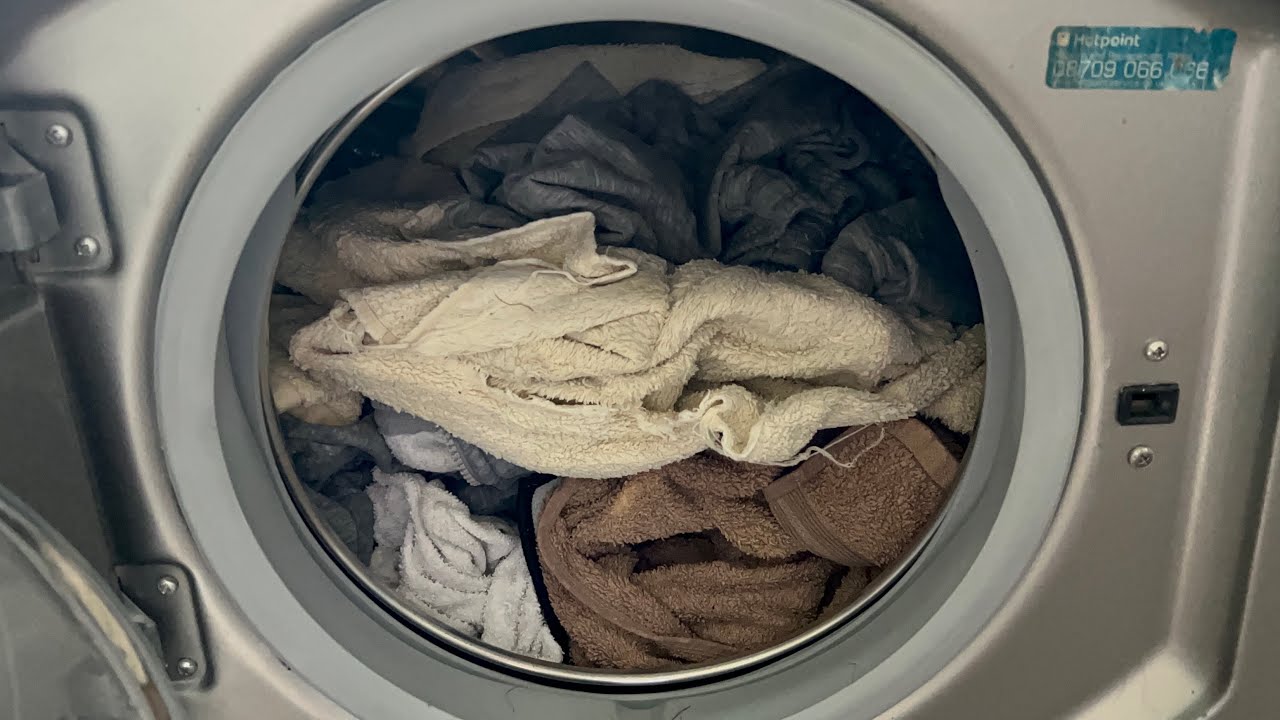 Hotpoint WT960 | Spin only 1600rpm - YouTube