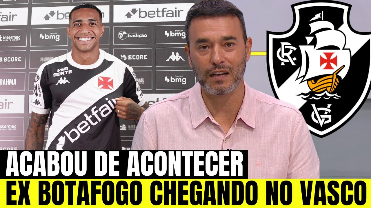 VICTOR SÁ chega ao RIO para ASSINAR com o VASCO em grande contratação ...