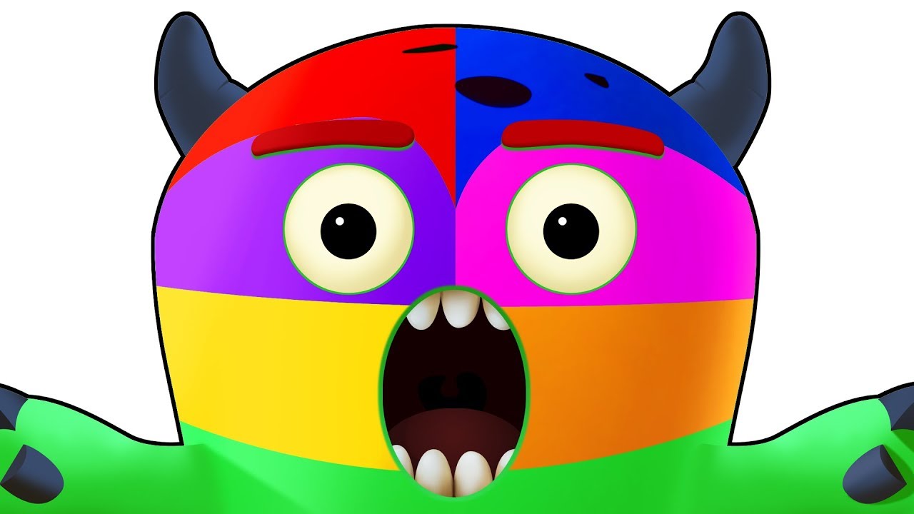 MONSTER FACE PAINTING | Learn Colors With Face Painting for Children ...