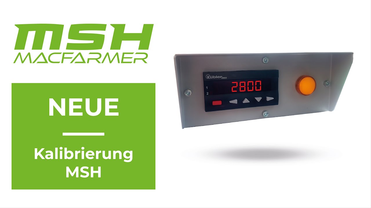 Neue Option MSH : Kalibrierung MSH - YouTube