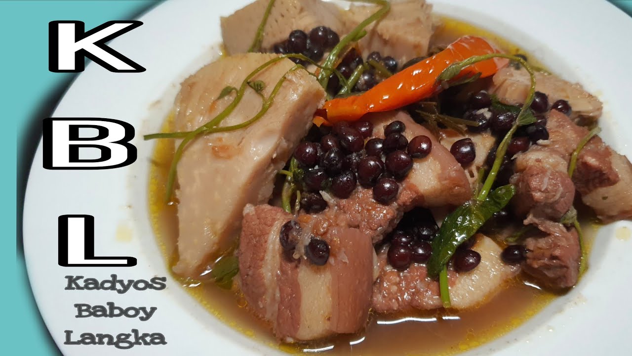 How to cook KBL RECIPE | KADYOS Baboy Langka | Pinoy Ulam recipe ...