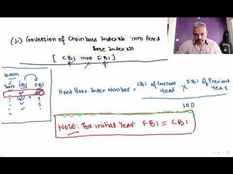 Lecture 2 General Index Number - Conversions - Chain Base Index into Fixed Base Index - YouTube