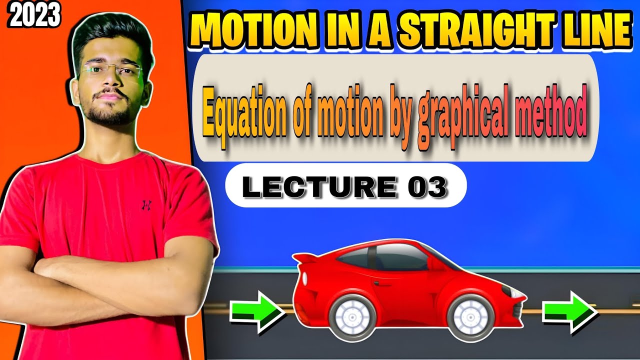MOTION IN A STRAIGHT LINE| Equation of motion | LECTURE 03 | Shashikant ...