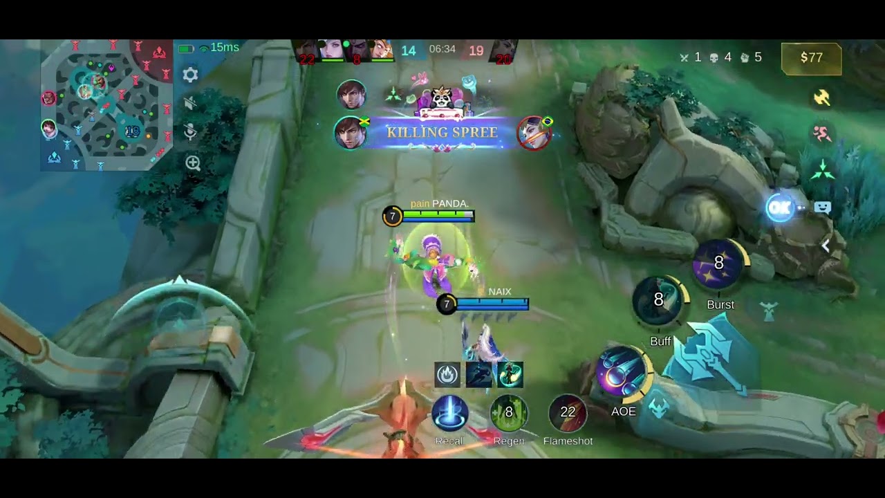 Mobile Legends best Mid liner Change - YouTube