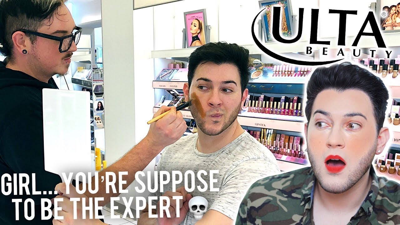 ULTA EMPLOYEE PICKS MY FULL FACE OF MAKEUP... HE DID ME SO DIRTY! - YouTube