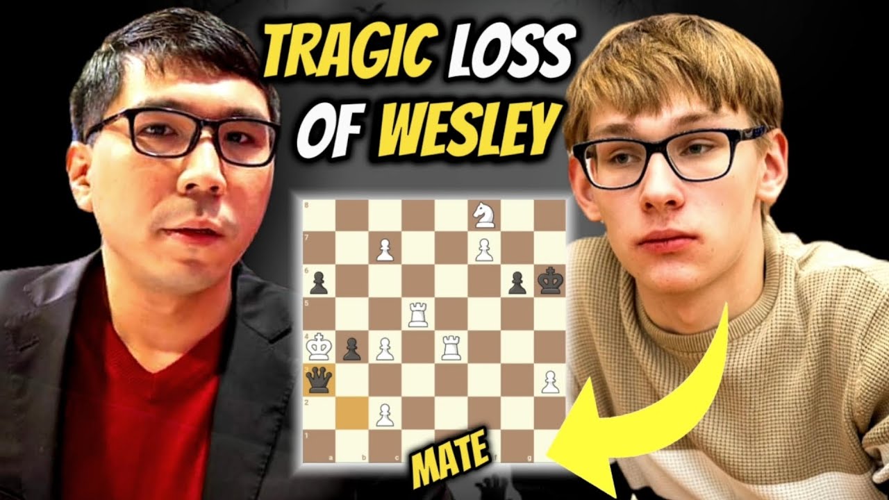 TRAGIC LOSS of Wesley So against Denis Lazavik in Julius Baer Cup 2024 - Division 2 ...