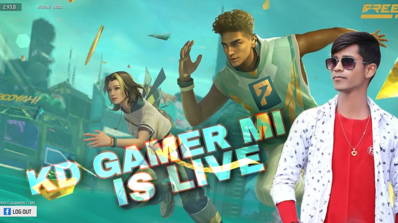KD GAMER MI LIVE 🔴 Free Fire RANK PUSH Playing 🗡 - YouTube