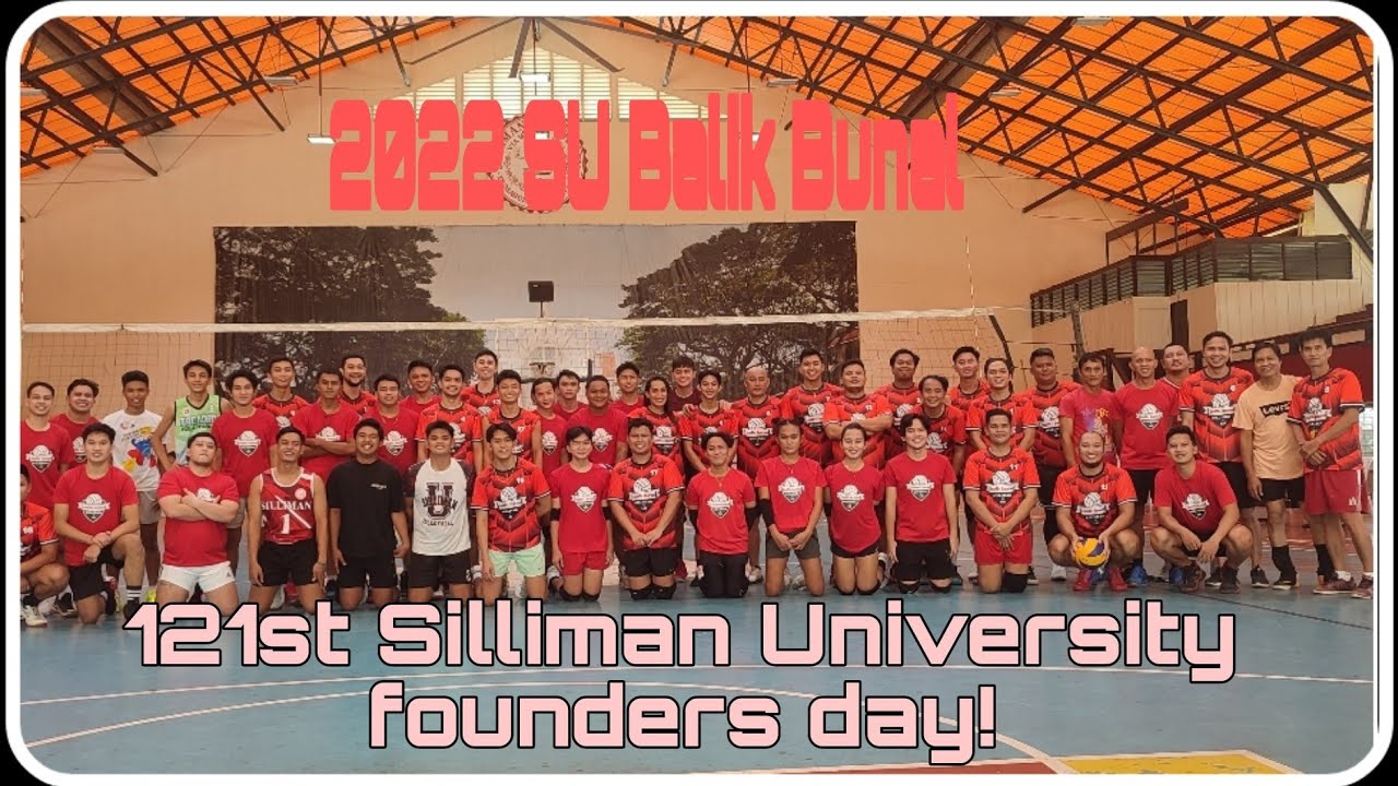 Silliman University 121st founders day Balik Bunal games. Volleyball ...