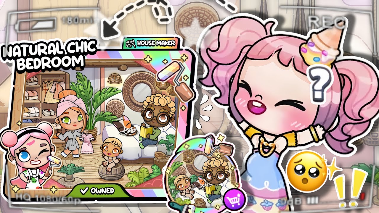 AVATAR WORLD REVEW PACK NATURAL CHIC BEDROOM!! | - YouTube