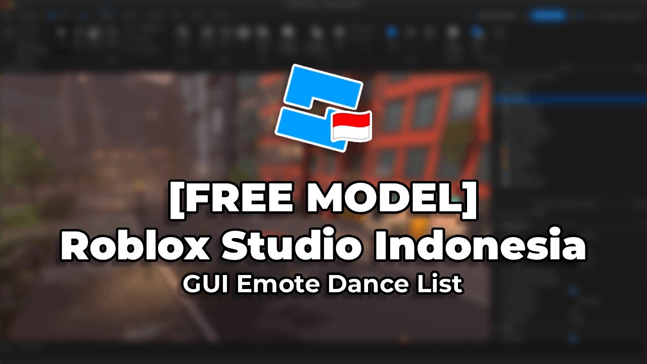 [FREE MODEL] GUI Emote Dance List | Roblox Studio Indonesia - YouTube