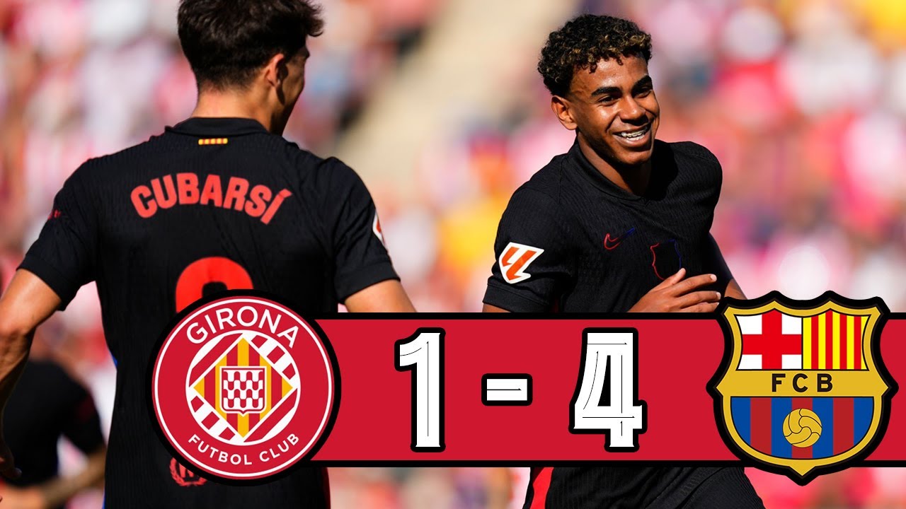 5 Headlines for Lamine Yamal's Brace and 4-1 win over Girona - YouTube