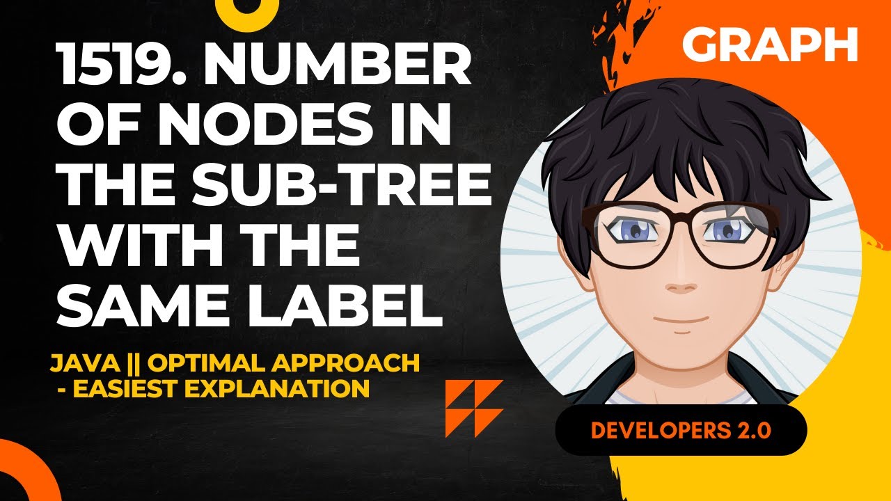 1519. Number of Nodes in the Sub-Tree With the Same Label - YouTube