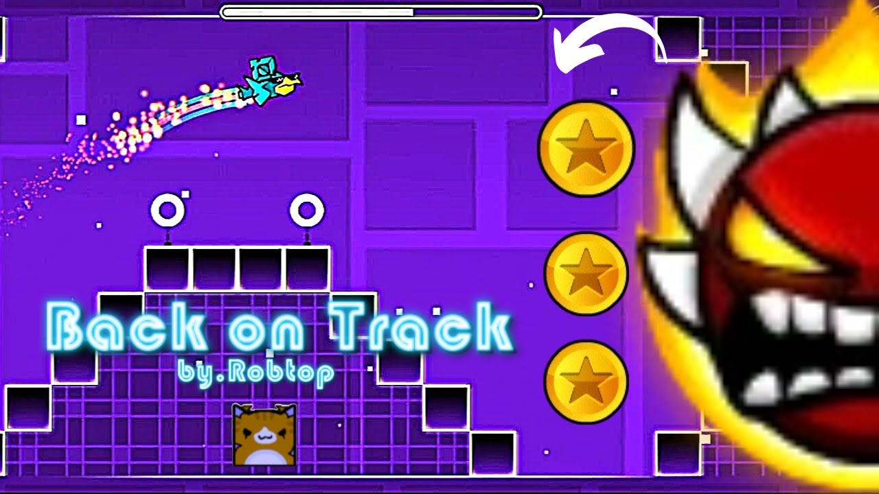 Regrese - Back On Track 100% (All Coins)(Extreme Demon Top 1) Geometry ...