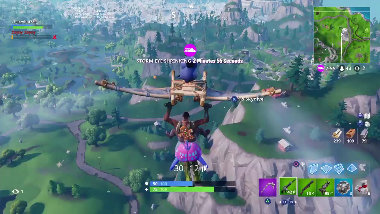 Fortnite Tree Camping and Bush Camping W/MuseGiggles - YouTube