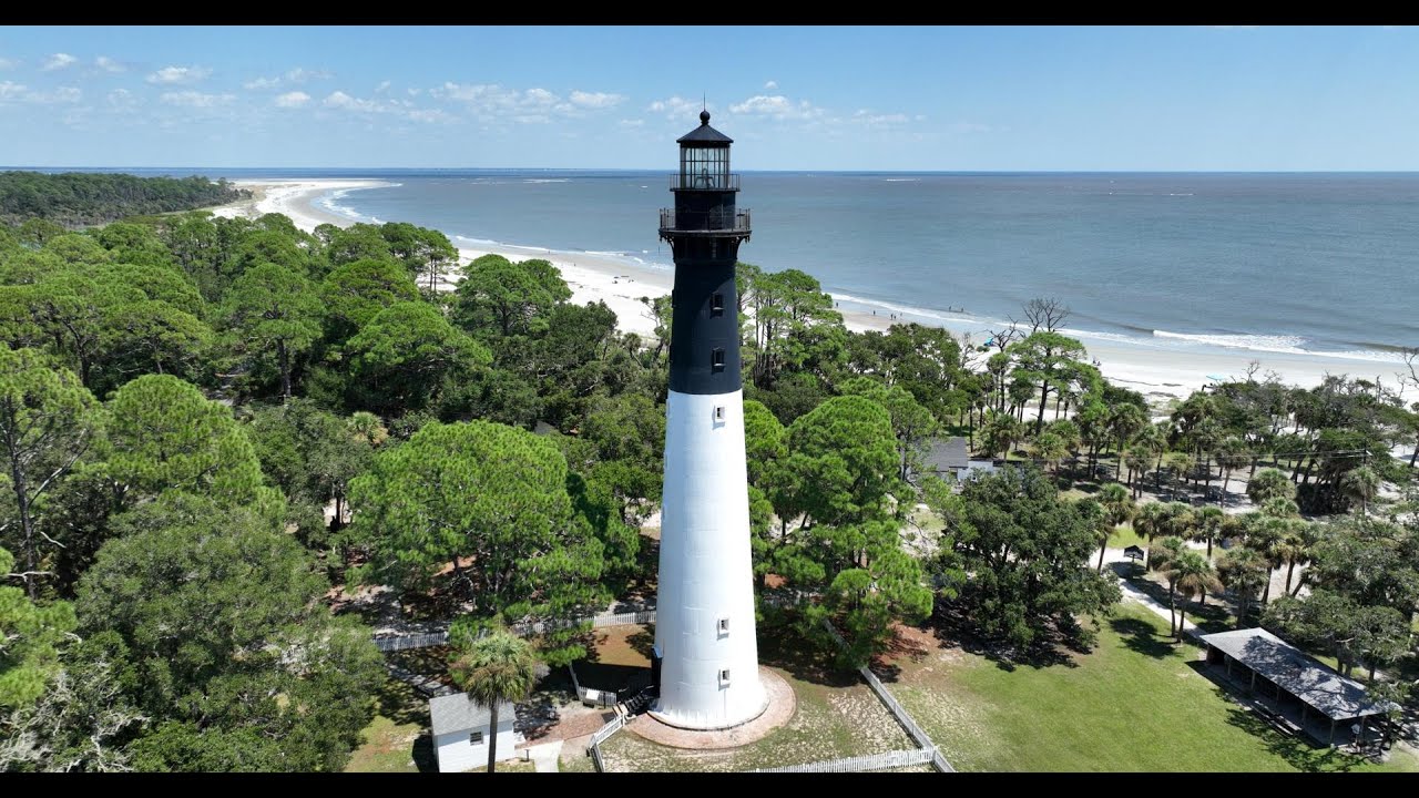 Hunting Island Lighthouse, St. Helena South Carolina - YouTube