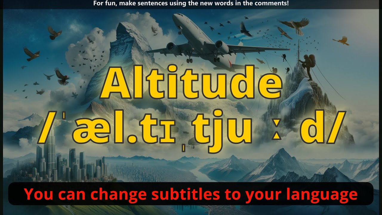 Altitude meaning with 5 examples - YouTube