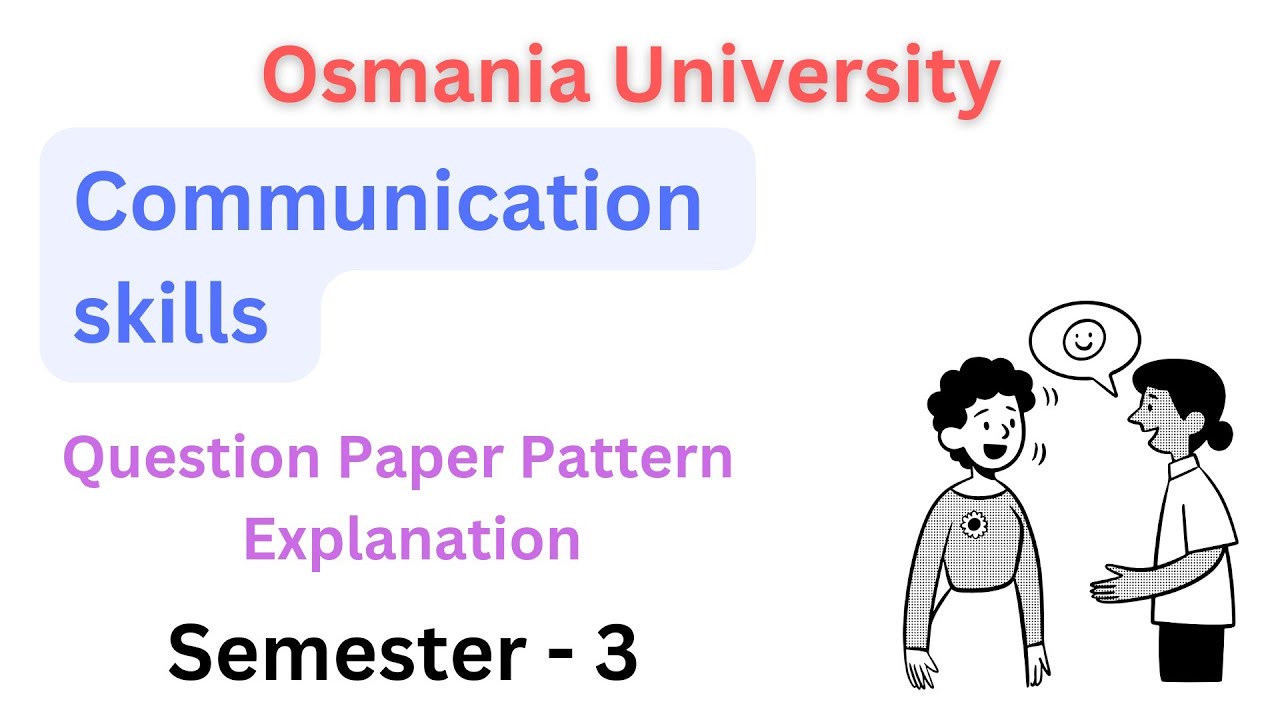 Communication Skills Question Paper Pattern Sem-3 - YouTube