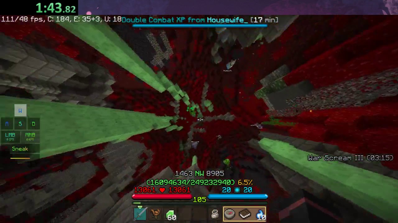 Wynncraft - Corrupted Underground Ruins [CUR] in 4:05.86 - YouTube