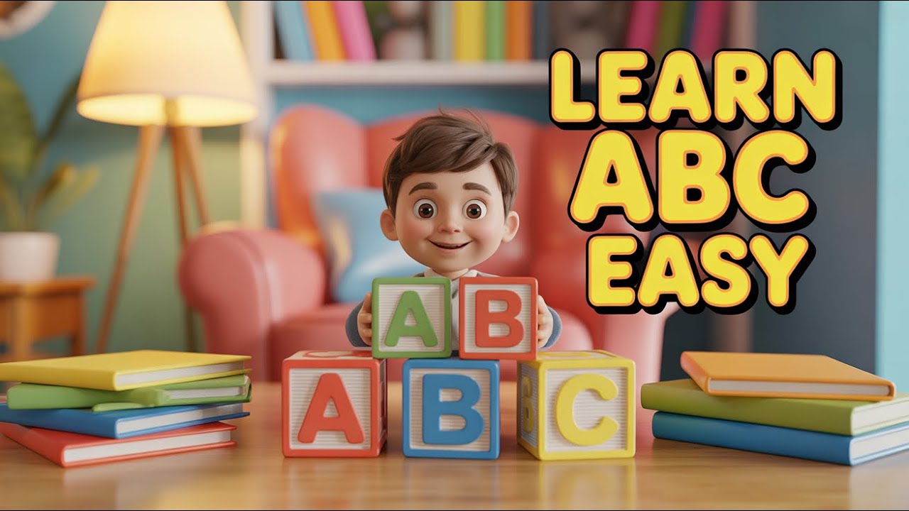 Sing Along to the ABC Song with Words | Fun ABC Alphabet Learning for ...